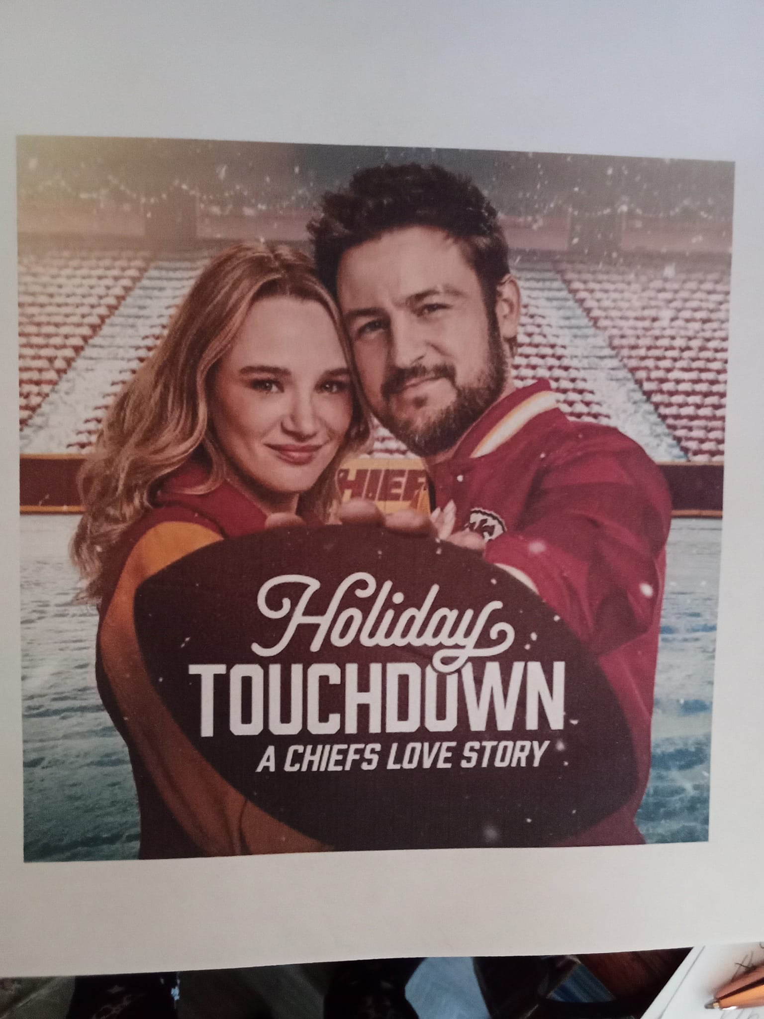 Holiday Touchdown: A Chiefs Love Story (2024) with Hunter King & Tyler ...