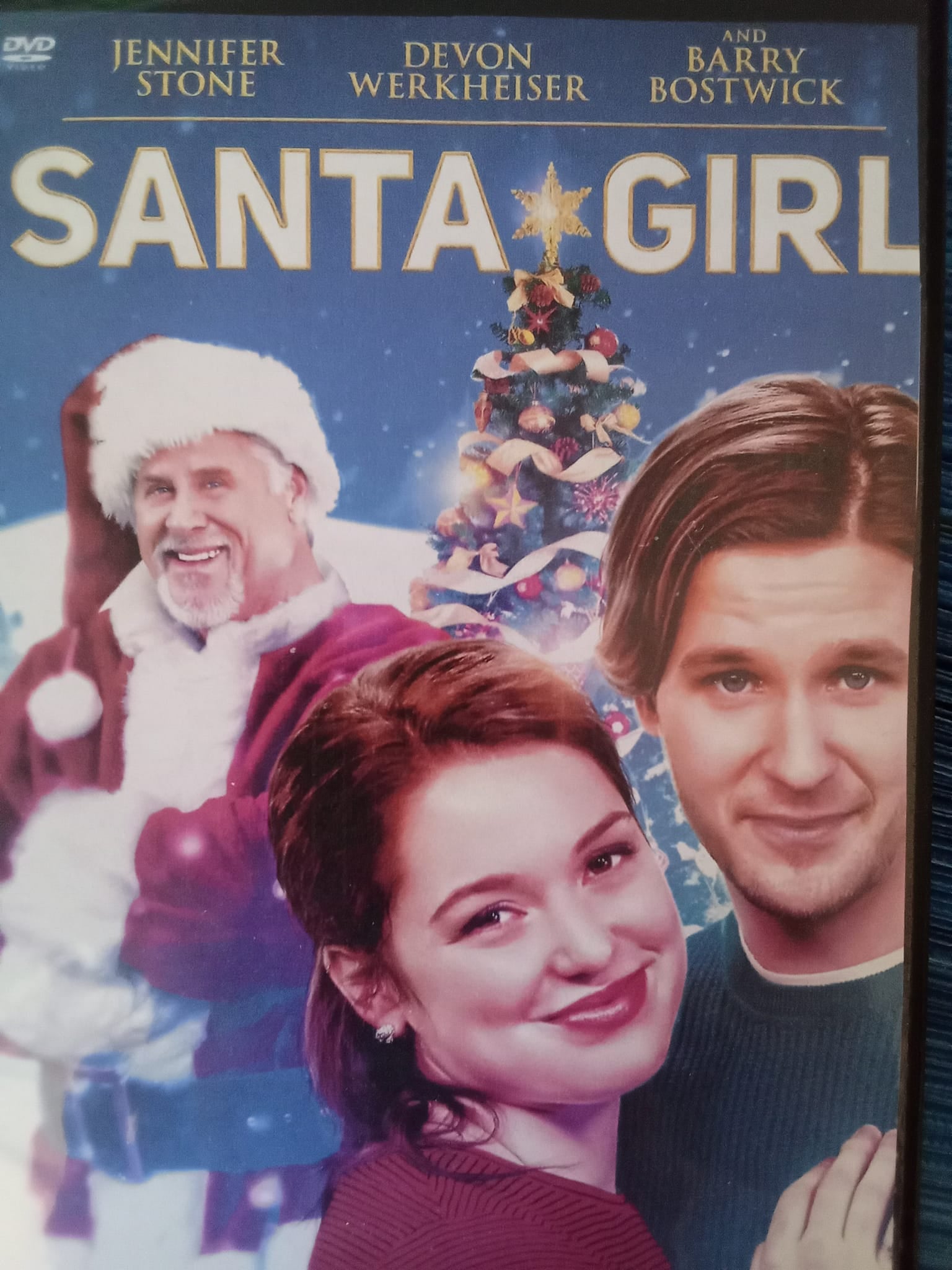 Santa Girl (2019) DVD with Jennifer Stone in a DVD Case with the artwo ...